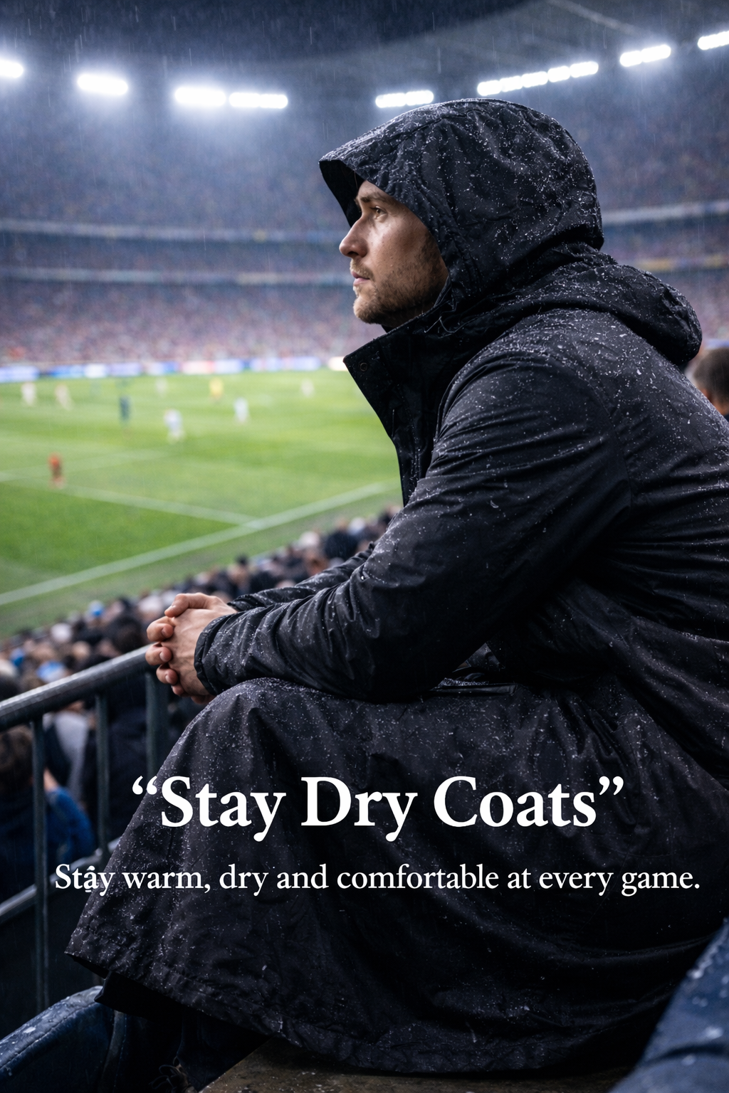 Stay Dry Men’s Enforce Longline Football Coat | 20,000 mm Waterproof J